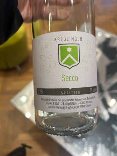 Kreglinger Secco Spritzig | Vivino US