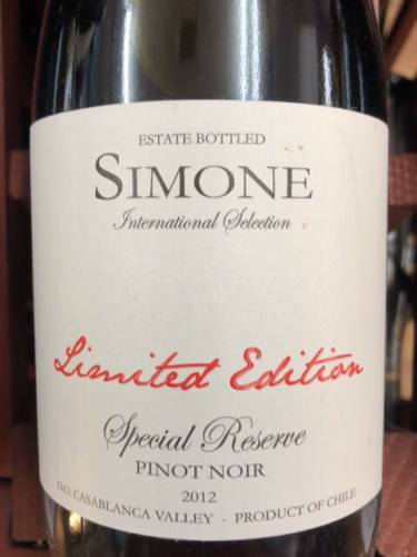 2012 Simone Limited Edition Special Reserve Pinot Noir | Vivino US