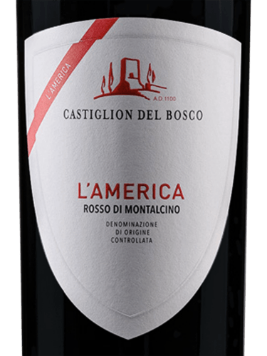 Castiglion del Bosco L'America Rosso di Montalcino | Vivino US