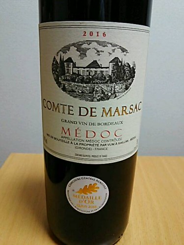 Uni Medoc Comte de Marsac Medoc | Vivino US
