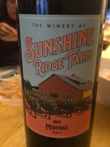The Winery at Sunshine Ridge Farm Meritage | Vivino US