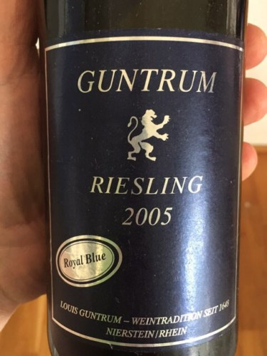 Louis Guntrum Royal Blue Riesling | Vivino English