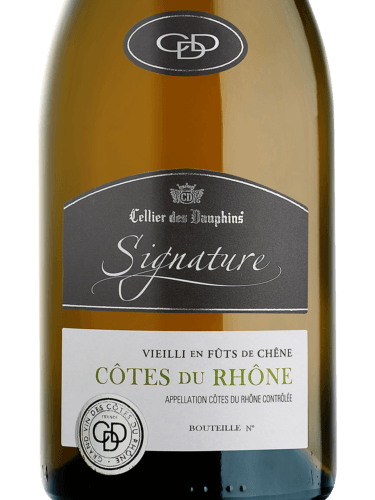 Cellier des Dauphins Signature Vieilli Fûts de Chêne Blanc | Vivino US