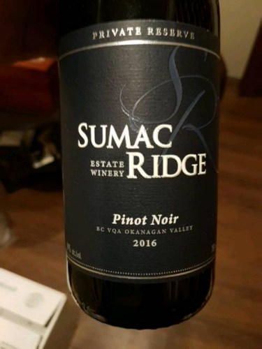 Sumac Ridge Estate Private Reserve Pinot Noir | Vivino US