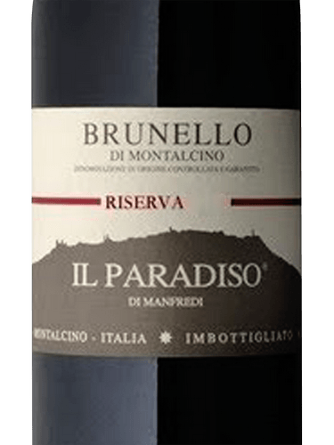2015 Il Paradiso di Manfredi Riserva Brunello di Montalcino | Vivino US