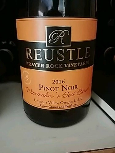 Reustle Winemaker's Best Barrel Pinot Noir | Vivino English
