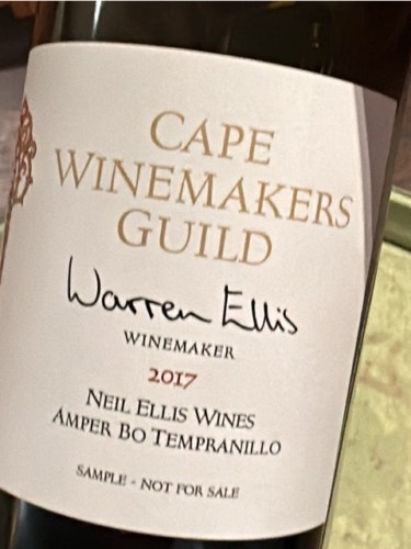 2017 Neil Ellis Cape Winemakers Guild Amper Bo Tempranillo | Vivino US