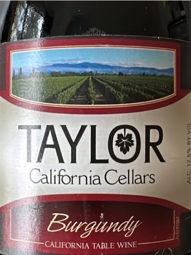 Taylor California Cellars Burgundy | Vivino US