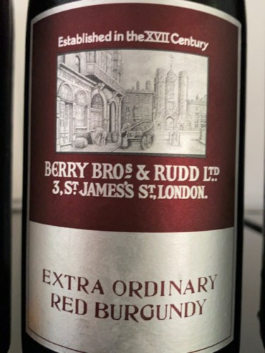 Berry Bros & Rudd Extra Ordinary Red Burgundy | Vivino Australia