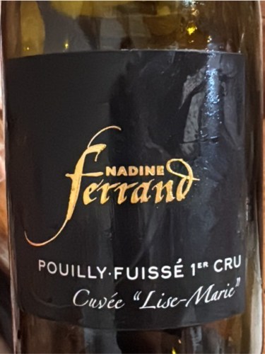 Nadine Ferrand Cuvée Lise-Marie Pouilly-Fuissé 1er Cru | Vivino US