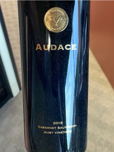 2017 V. Vineyards Audace Ruby Vineyard Cabernet Sauvignon | Vivino US