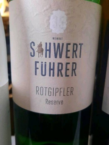 Schwertführer Reserve Rotgipfler | Vivino US