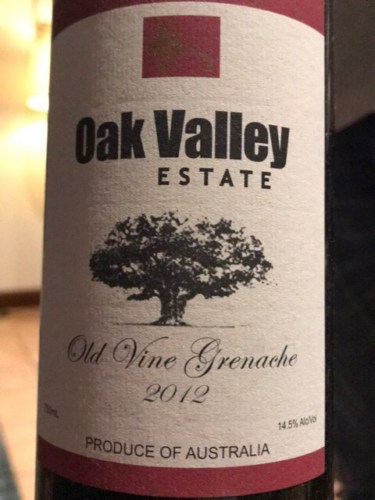 Oak Valley Estate Old Vine Grenache | Vivino US