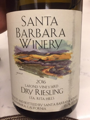 2021 Santa Barbara Winery Lafond Vineyard Dry Riesling | Vivino US