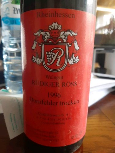 Rüdiger Ross Dornfelder Trocken | Vivino US