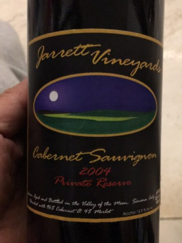 Valley of the Moon Jarrett Vineyards Limited Edition Cabernet Sauvignon ...