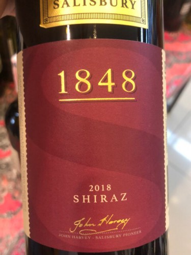 2018 Salisbury 1848 Shiraz | Vivino US