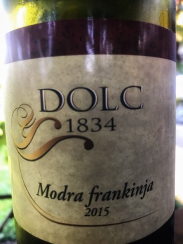 Dolc 1834 Modra Frankinja | Vivino US