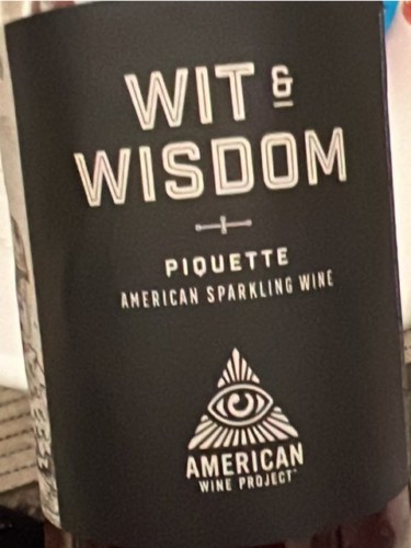 American Wine Project Wit & Wisdom Piquette | Vivino US
