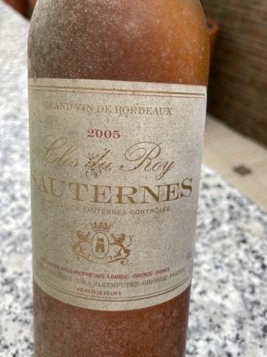 Clos du Roy Sauternes | Vivino English