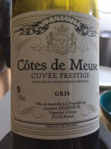 2014 Domaine de Gruy - Laurent Degenève Cuvée Prestige Côtes de Meuse ...