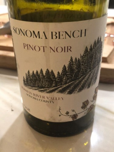 2020 Sonoma Bench Pinot Noir | Vivino