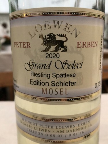 Peter Loewen Erben Grand Select Edition Schiefer Riesling Spätlese ...