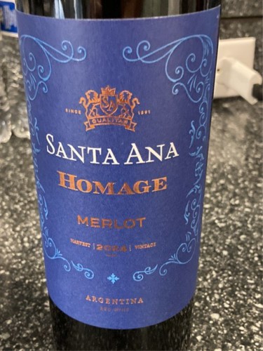 Bodegas Santa Ana Homage Merlot | Vivino English