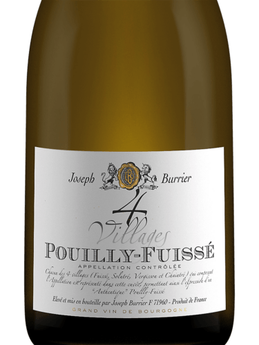 Joseph Burrier (Château de Beauregard) Pouilly-Fuissé 4 Villages ...