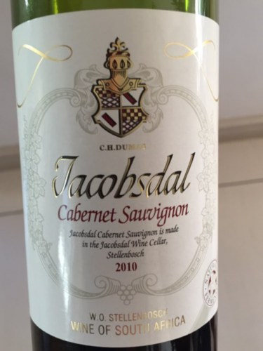 2010 Jacobsdal Cabernet Sauvignon | Vivino US