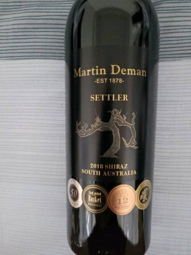 Martin Deman Settler Shiraz | Vivino English