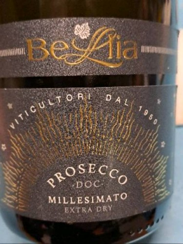 2018 Bellia Prosecco Millesimato Extra Dry | Vivino US