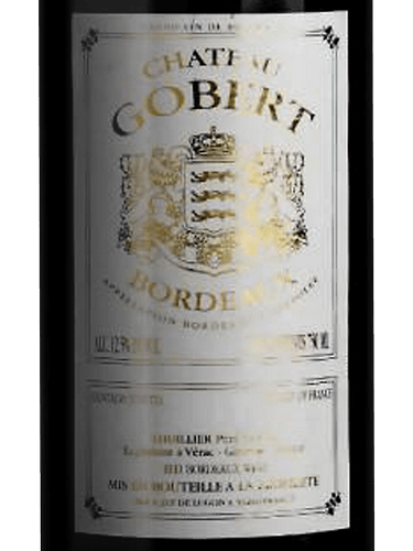 2016 Château Gobert Bordeaux | Vivino US