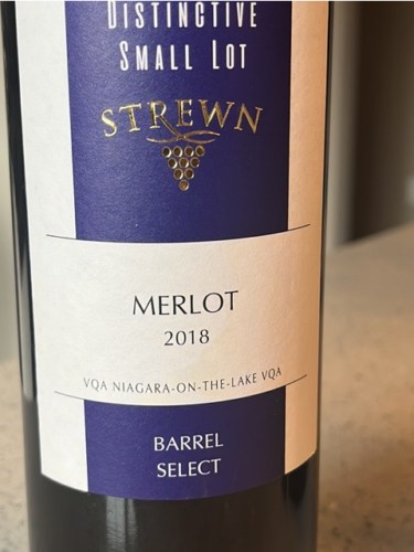 Strewn Distinctive Small Lot Barrel Select Merlot | Vivino US