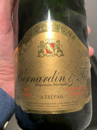 Bernardin Champagne A Trépail Premier Cru Prestige Brut | Vivino English
