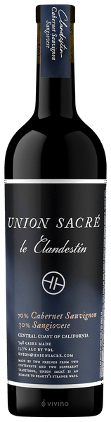 Union Sacré Le Clandestin | Vivino