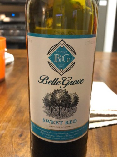 Belle Grove Sweet Red | Vivino