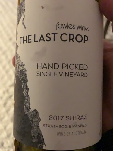Fowles Wine The Last Crop Hand Picked Single Vineyard Shiraz | Vivino ...