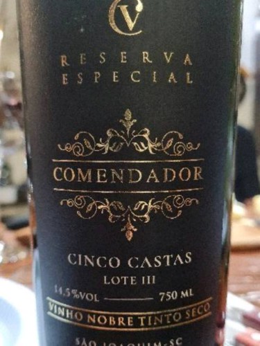 Casa do Vinho Comendador Cinco Castas Reserva Especial | Vivino US