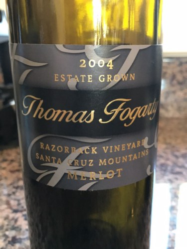 Thomas Fogarty Razorback Vineyard Merlot | Vivino US