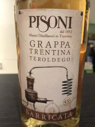 N.V. Azienda Agricola Pisoni Grappa Trentina Barricata Teroldego | Vivino