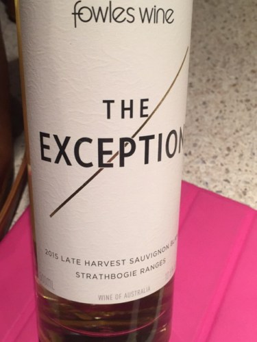 Fowles Wine The Exception Late Harvest Sauvignon Blanc | Vivino US