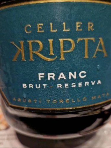 Celler Kripta Cava Franc Brut Reserva | Vivino English
