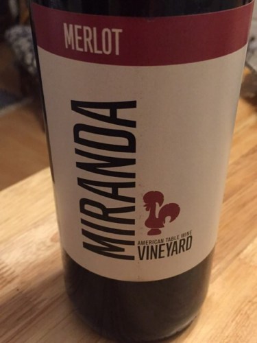 Miranda Vineyard Merlot | Vivino US