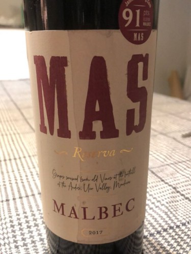 Mas Reserva Malbec | Vivino English