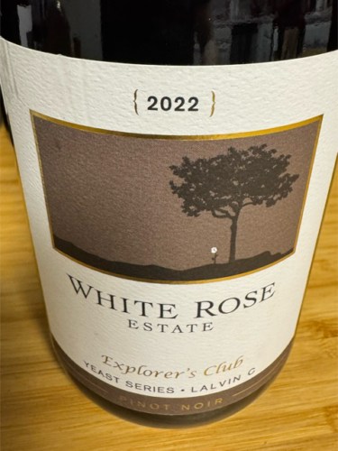 White Rose Estate Explorer's Club Yeast Series Lalvin C Pinot Noir ...