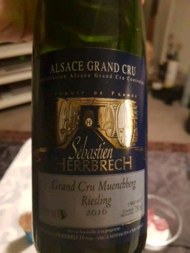 Sebastien Herrbrech Riesling Alsace Grand Cru 'Muenchberg' | Vivino Brasil