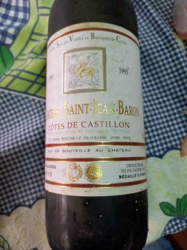 Château Saint Jean Baron Côtes de Castillon | Vivino Schweiz