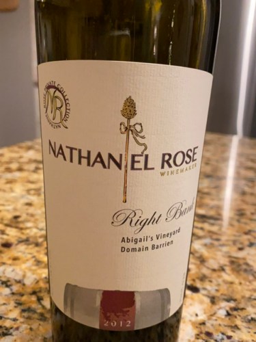 Nathaniel Rose Right Bank Domain Barrien Abigail's Vineyard | Vivino US