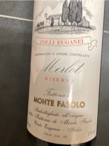 Monte Fasolo Merlot Riserva | Vivino Canada
